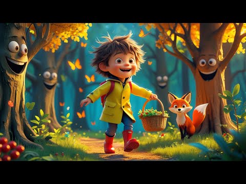Colors of the Forest 🌳 | Nature Poem & Nursery Rhyme for Kids | Learn Colors