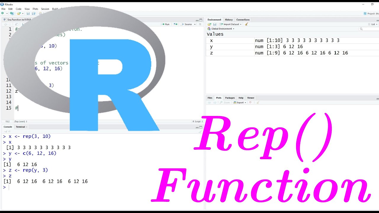 Repeat Function in R (E10)