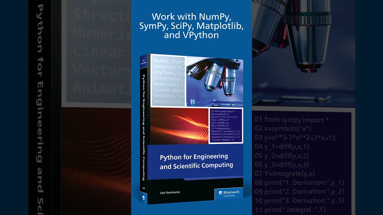Learn Python for Engineering and Scientific Computing in This New Rheinwerk Computing Book #Python