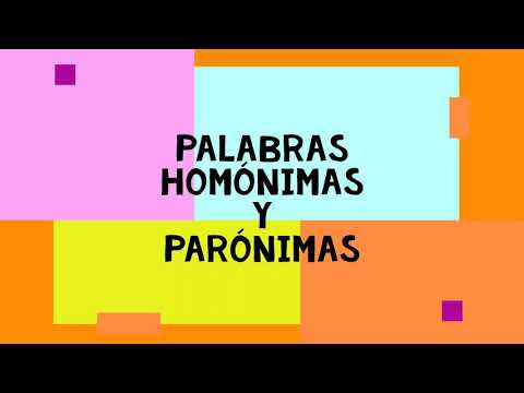 RV - 1RO SEC - Homónimos y Parónimos. BIM III