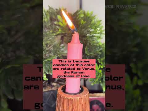 Pink Candle Spiritual Use