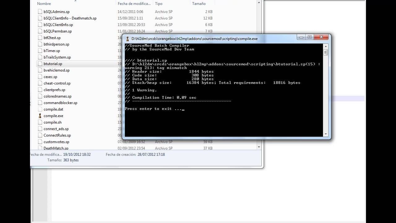 SourceMod Coding Tutorial - 10 - Fixing Errors
