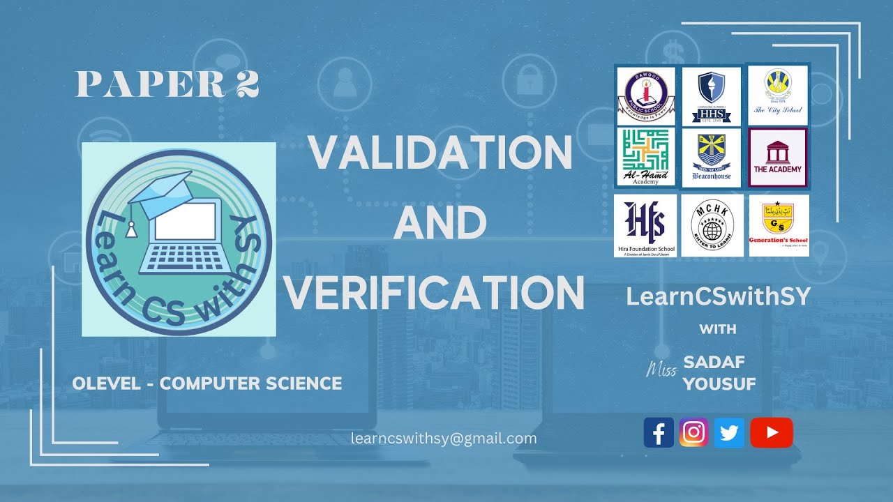 7.5 Validation and verification - paper 2 #cambridge #computerscience #paper2