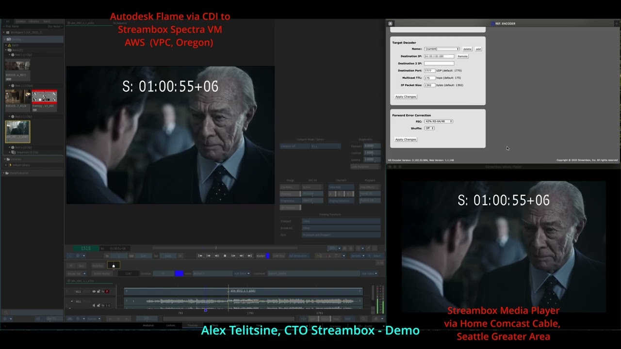 Streambox + Autodesk Flame Pure Cloud Demo
