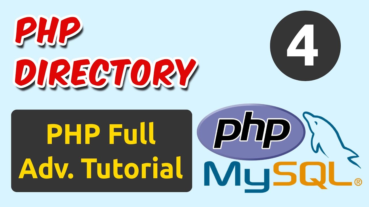 PHP Directory | PHP Tutorial | Ch - 4