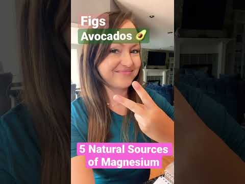 5 Natural Sources of Magnesium #youtubeshorts #youtube #food #health #healthy #magnesium