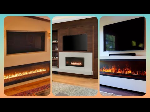 47 Best Living Room Ideas With Tv Over Fireplace | Mount Tv Stand Above Fireplace | Tv Unit Design