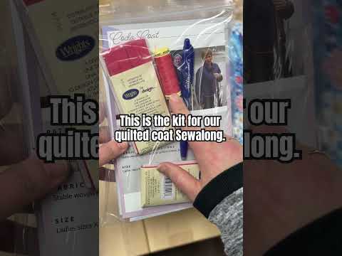This is the kit for the Coda Quilted Coat sewalong at Sew Expo ❤️ join in! 👇