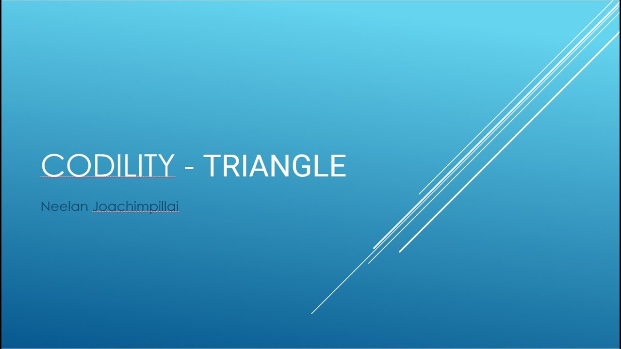 Codility - Triangle (JavaScript)