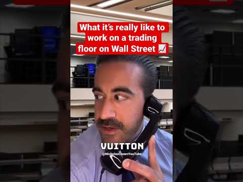 What it's really like to work on a trading floor on Wall Street 📈 #wallstreet