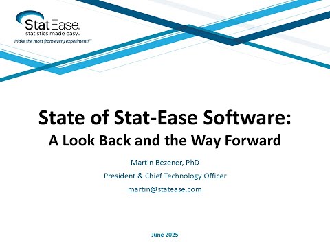 State of Stat Ease Software: A Look Back & The Path Forward