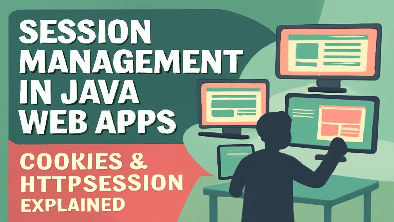 Session Management in Java Web Apps | Cookies & HttpSession Explained 🍪🔒