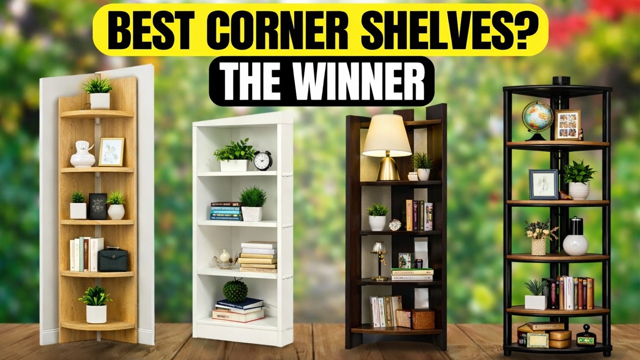 Best Corner Bookshelves ON AMAZON US for Small Spaces BUY RIGHT NOW
