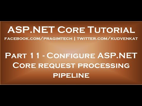 Learn Configure ASP NET Core request processing pipeline - Mind Luster