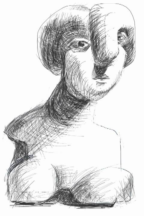 Picasso's Tete de Femme, Bosigeloup, 1931