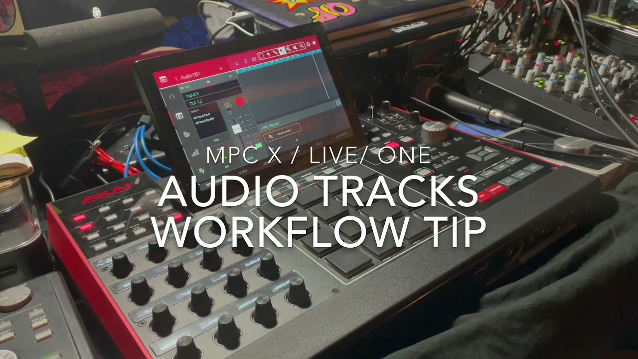 MPC X/Live/One: Audio Track tip - record at sequence start without punch-in or stopping playback