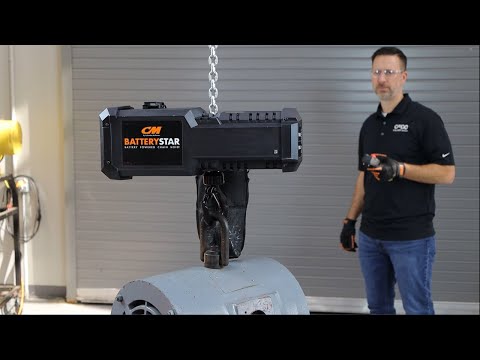 CM® BatteryStar™ Battery Powered Chain Hoist | CMCO