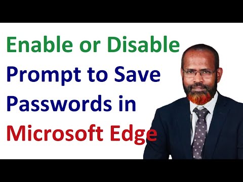 How to Enable or Disable Save Passwords in Microsoft Edge in Windows 10
