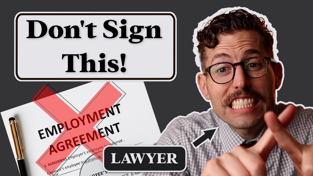 Never Sign These 7 Work Documents (Before You Talk to a Lawyer)