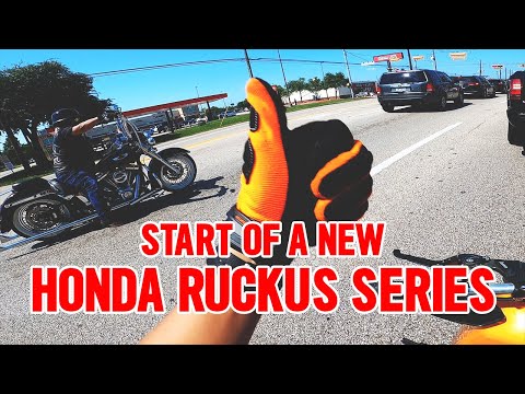 Start of a new Ruckus series #HondaRuckus #Motovlog