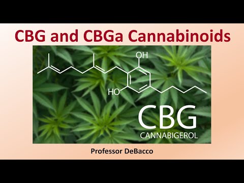 CBG and CBGa Cannabinoids