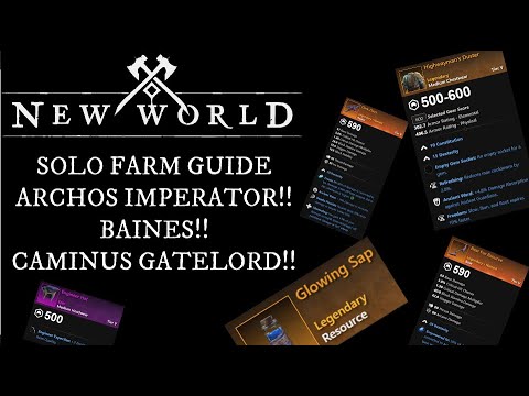 Steam Community :: Video :: New World Boss Solo Farm, Baines!, Archos ...