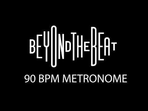 Metronome 90 BPM, Click Track 4/4, Tempo