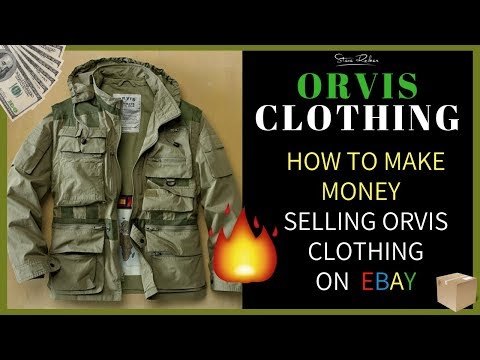 Best Items to Sell on eBay ( Orvis Clothing ) From Thrift Stores and Flea Markets
