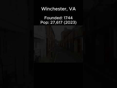 Random US Towns: Winchester, VA #shorts