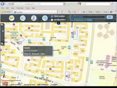 OneMap Singapore First Impression