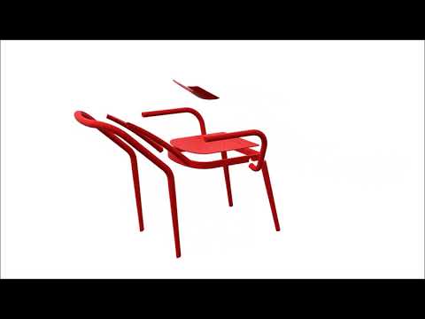 Ineke Hans' chair for the Kunsthalle Wien uses manual and digital production techniques