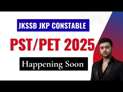 JKSSB JKP Constable PET Details! Test Dates Confirmed?