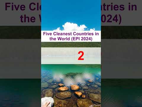 The five cleanest countries in the world (Environmental Performance Index (EPI) 2024)
