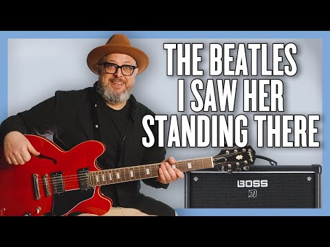 How to Play The Beatles I Saw Her Standing There Guitar Lesson + Tutorial