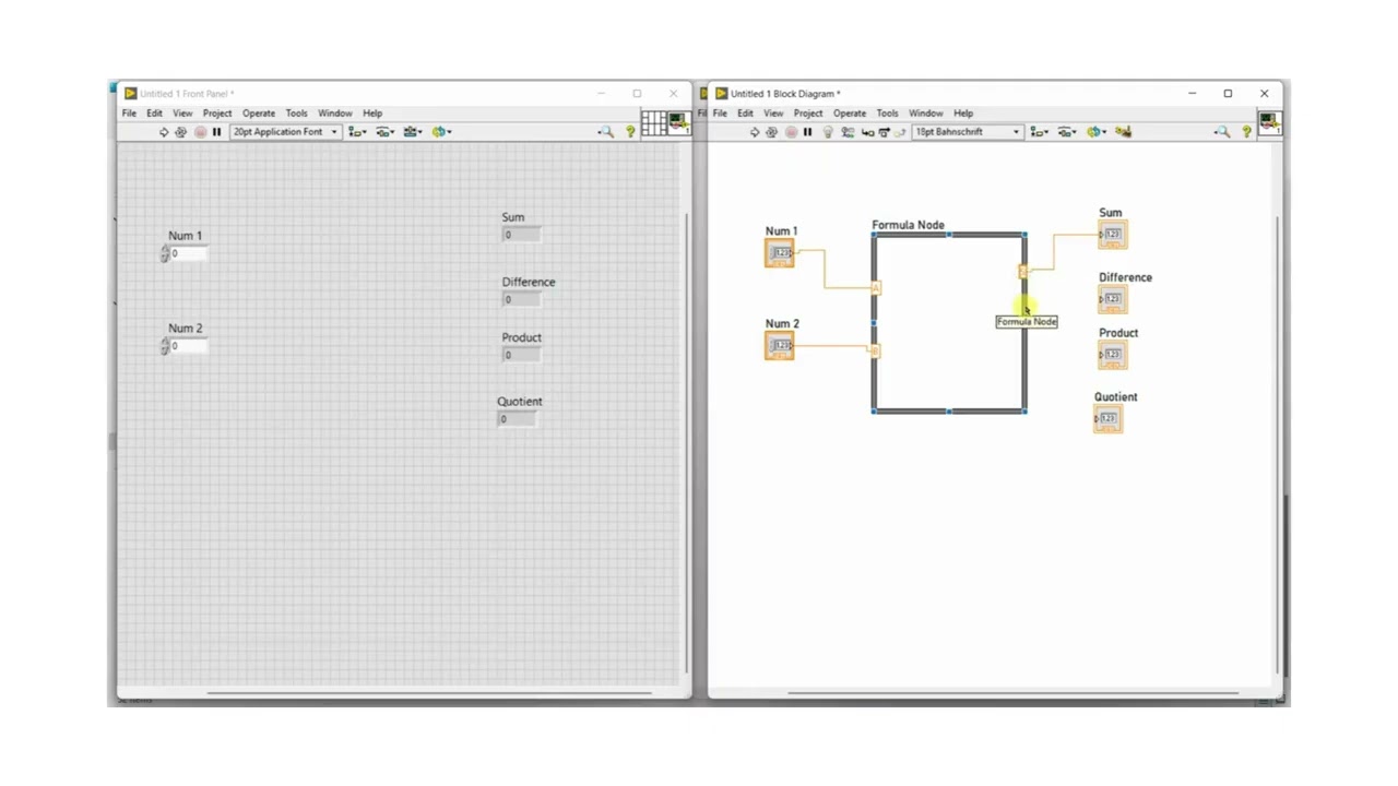 8 Build a  Basic Calculator, LabVIEW Programming Basics - BEC358A, Dept. of EC, RIT-Hassan