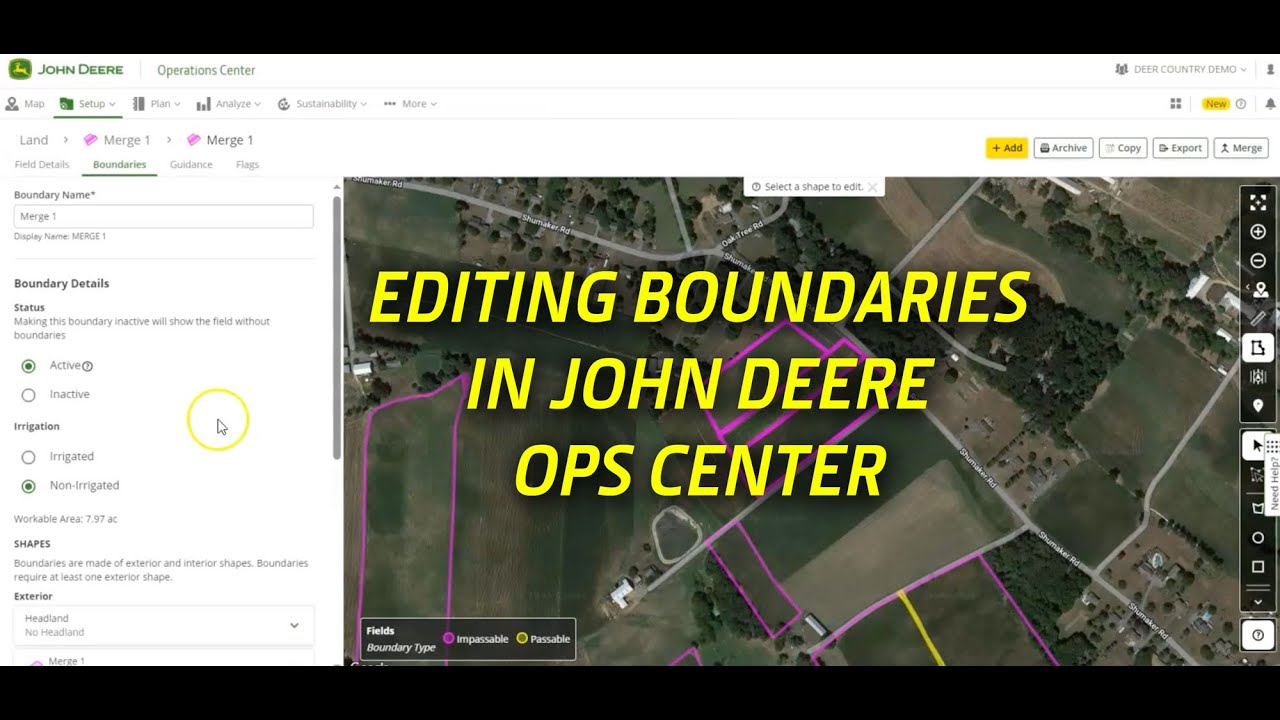 Boundary Editing in Ops Center