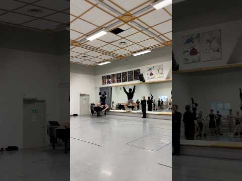 class at the Royal Swedish ballet