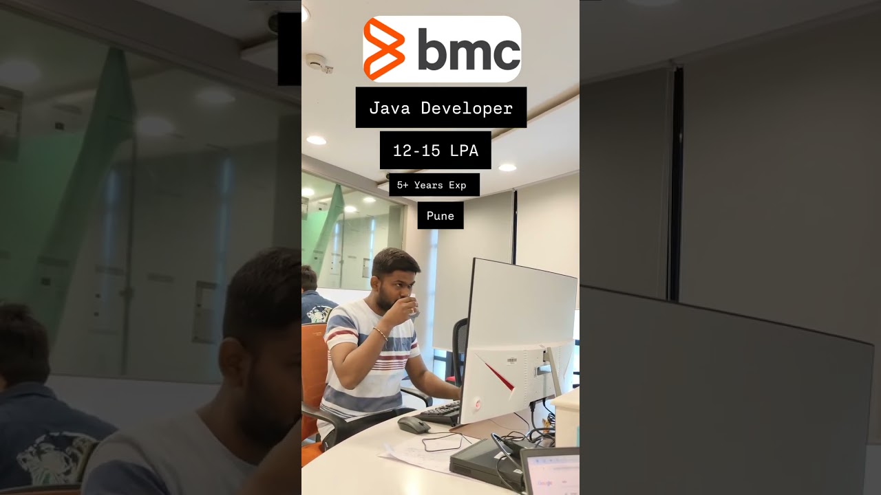 BMC Software is Hiring For the Java Developer Role #12 #ytshorts #youtubeshorts #utsavchavda
