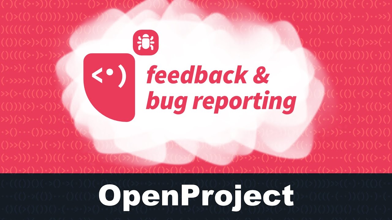 Feedback and Bug Reporting API Tutorial - #OpenProject