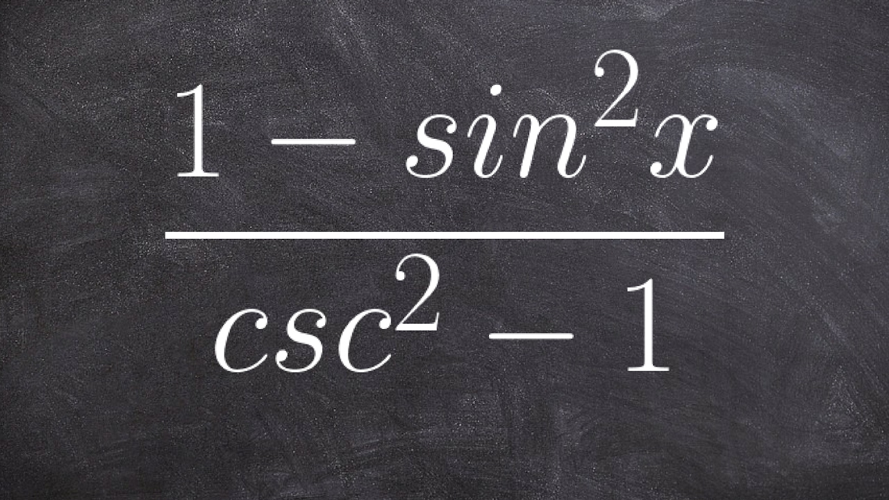 Simplifying trigonometric expressions by using pythagorean identities