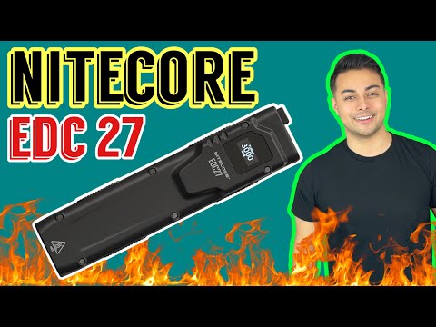 The Best Self Defense EDC Tactical flashlight? Nitecore EDC 27 3,000 lumens ULTRA THIN +OLCD Screen