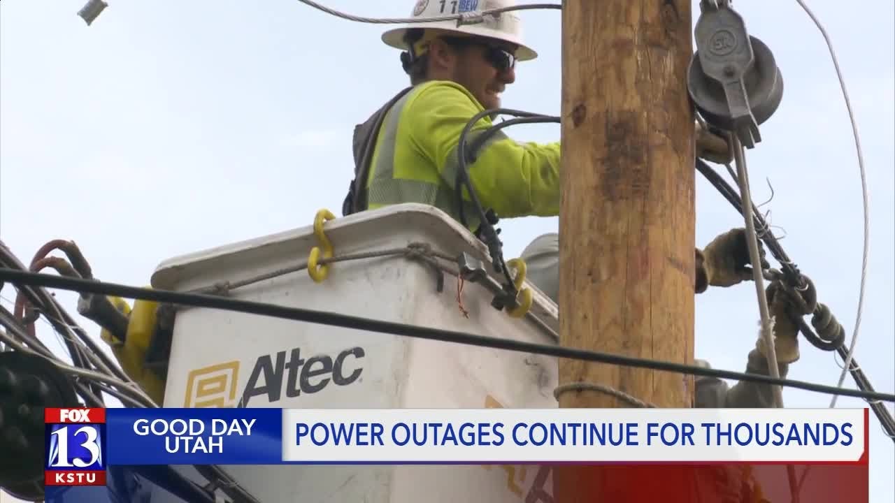 More than 66,000 remain without electricity Thursday morning