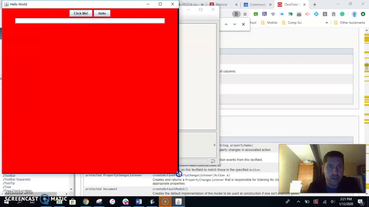 Adding Components to Panel