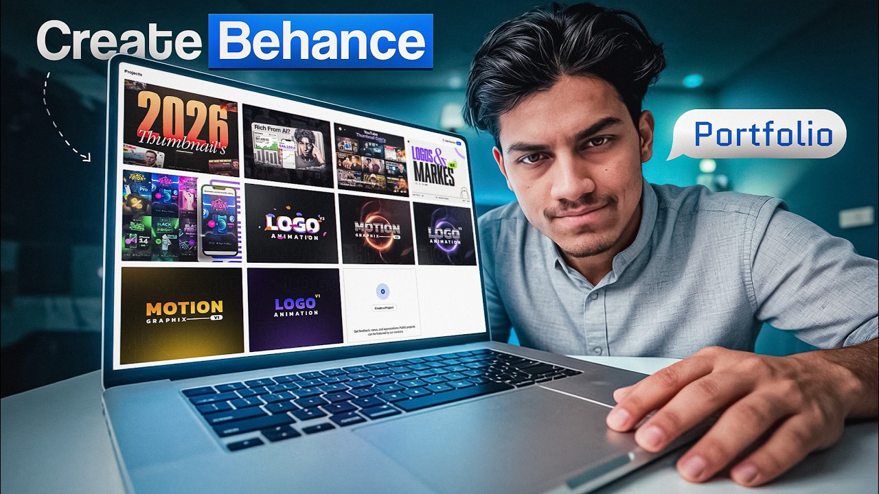 Design Your Portfolio on Behance in Just 10 Minutes for Free (Complete Tutorial)