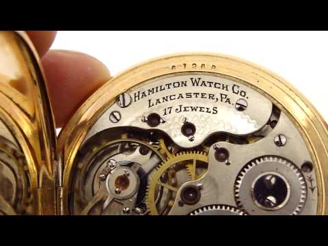 Hamilton Pocket Watch - Lancaster, PA 1916