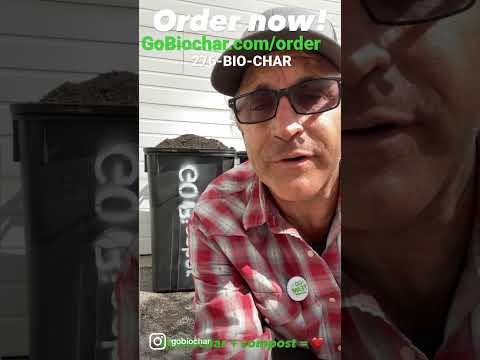 GoBiochar's Biochar & Compost Blend - Biochar power packs soil health! Order for Fall Delivery