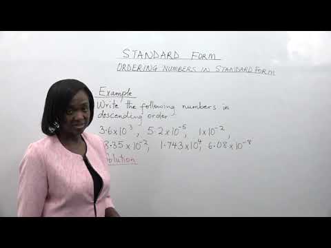 Standard Form - Calculations In Standard Form