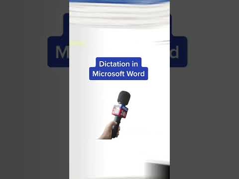 DICTATION IN MS WORD #msword #msoffice