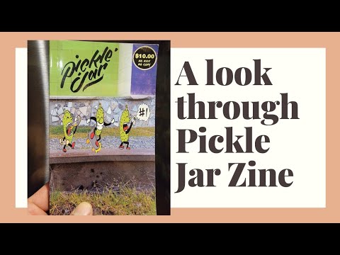 Underground Art Pickle Jar Zine