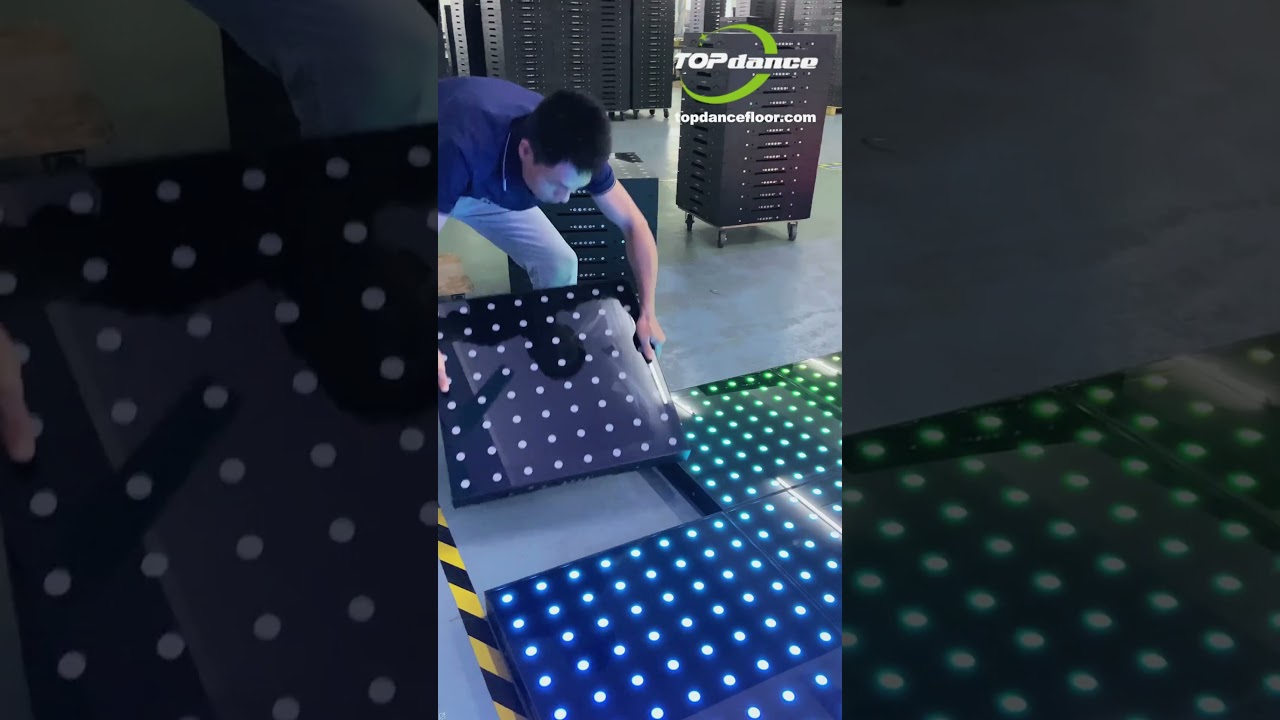 Stunning LED Dance Floors That Light Up Any Event! 🌟 #shorts  #topdance  #leddancefloor
